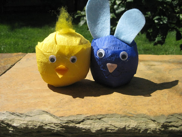april's craft nest: suprise easter balls