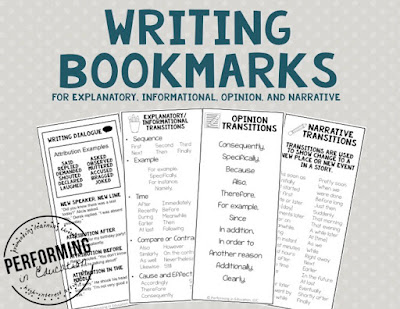 Using Bookmarks as a Writing Resource | Upper Elementary Snapshots