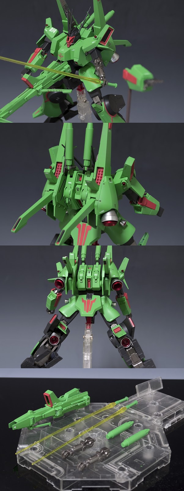GUNDAM GUY: HGUC 1/144 AMX-014 Doven Wolf (ZZ Ver) - Painted Build
