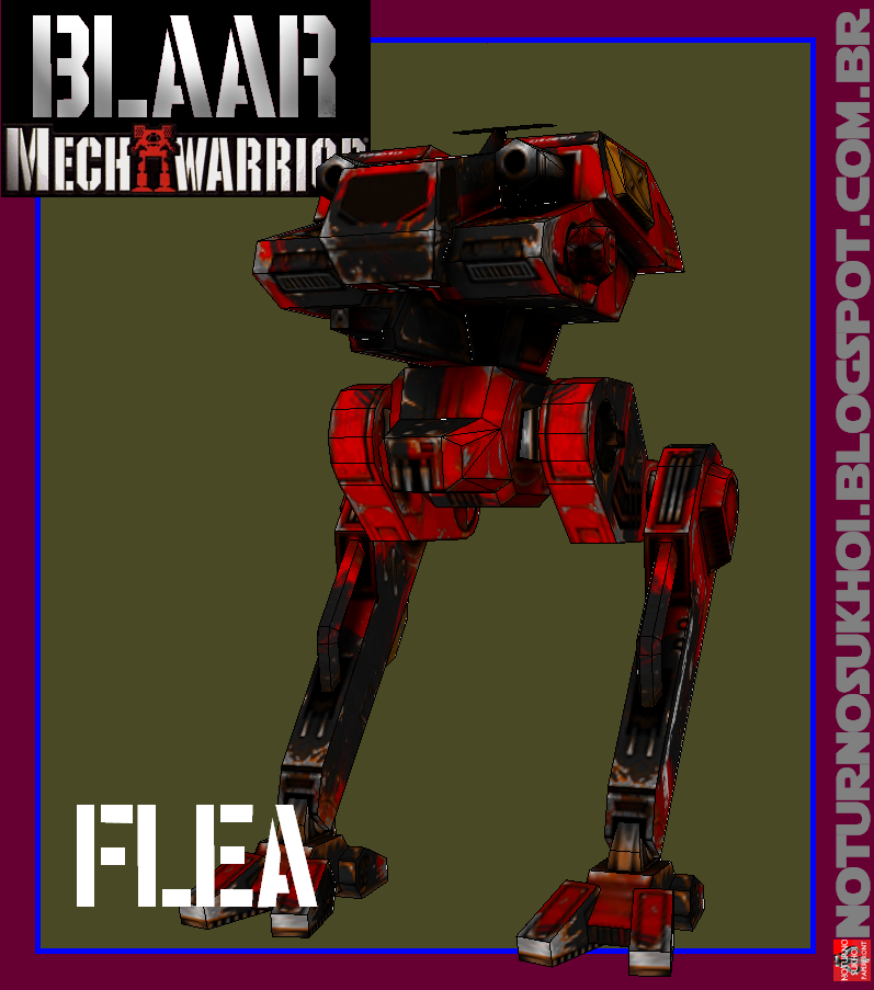 Noturno Sukhoi: MechWarriors 4 Mercenaries _Papercraft