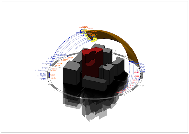 Revit Recess: Solar Study as Monthly Ranges