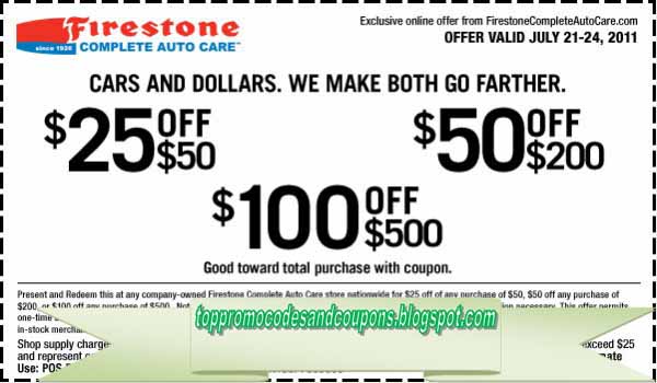 Free Promo Codes and Coupons 2021: Firestone Coupons
