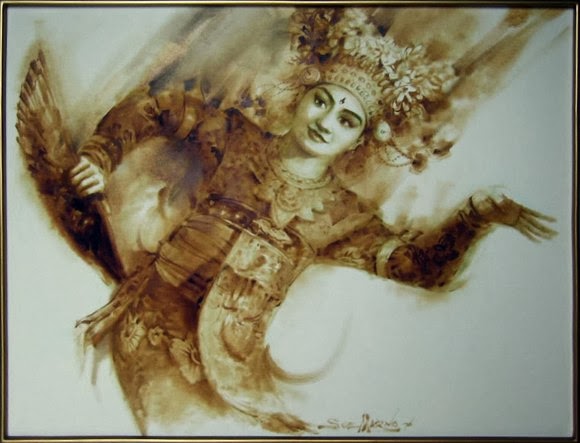 28 Karya Lukisan Tarian Bali yang Artistik - Seni Rupa