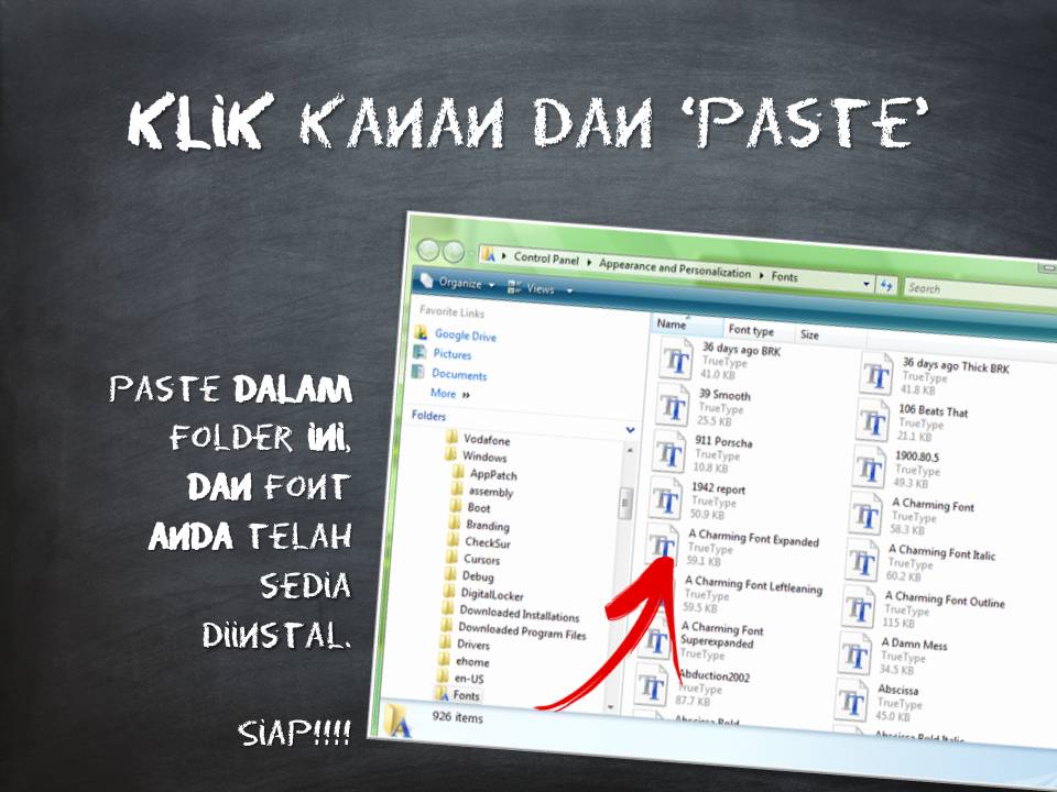 MUAT TURUN DAN TUTORIAL INSTALL FONTS ~ SK (Felda) Redong, Segamat