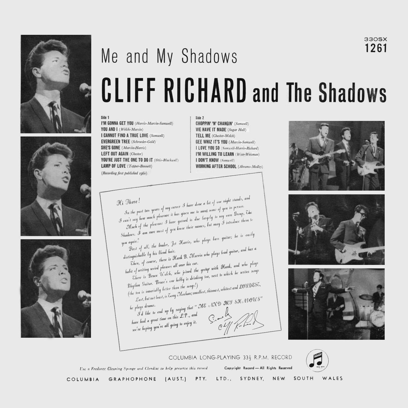 VinylForever: Cliff Richard & The Shadows - ME AND MY SHADOWS