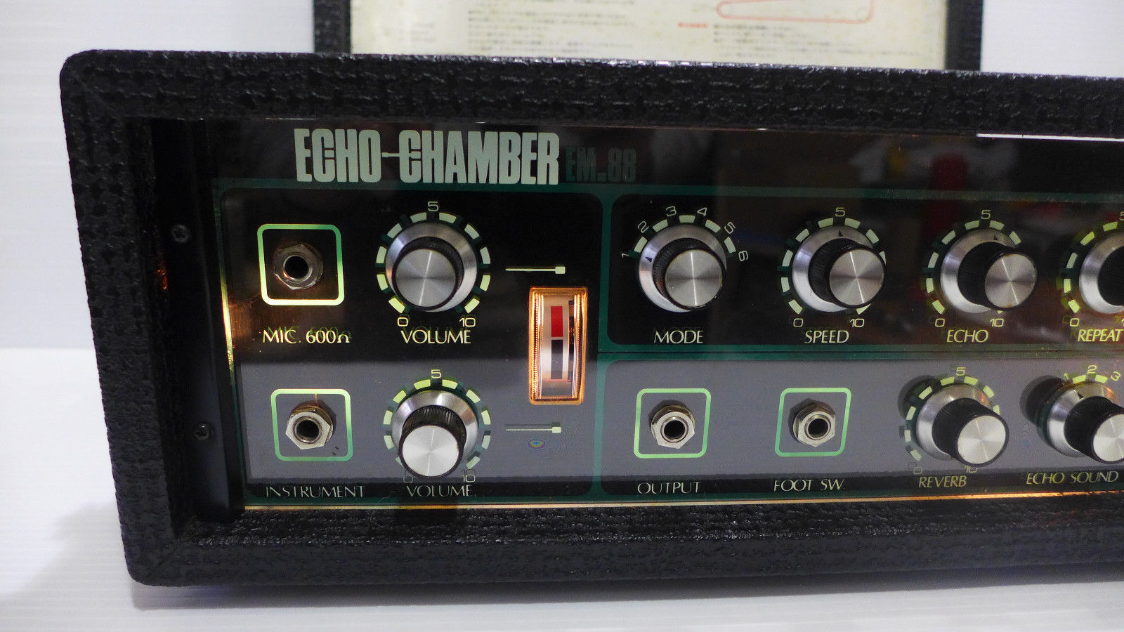 MATRIXSYNTH: GUYATONE EM88 ECHO CHAMBER JAPANESE TAPE ECHO