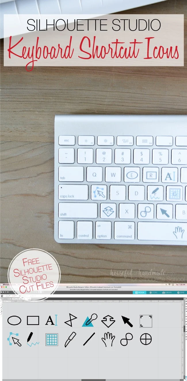 Silhouette Studio Keyboard Shortcut Icons (Free Design File Download ...
