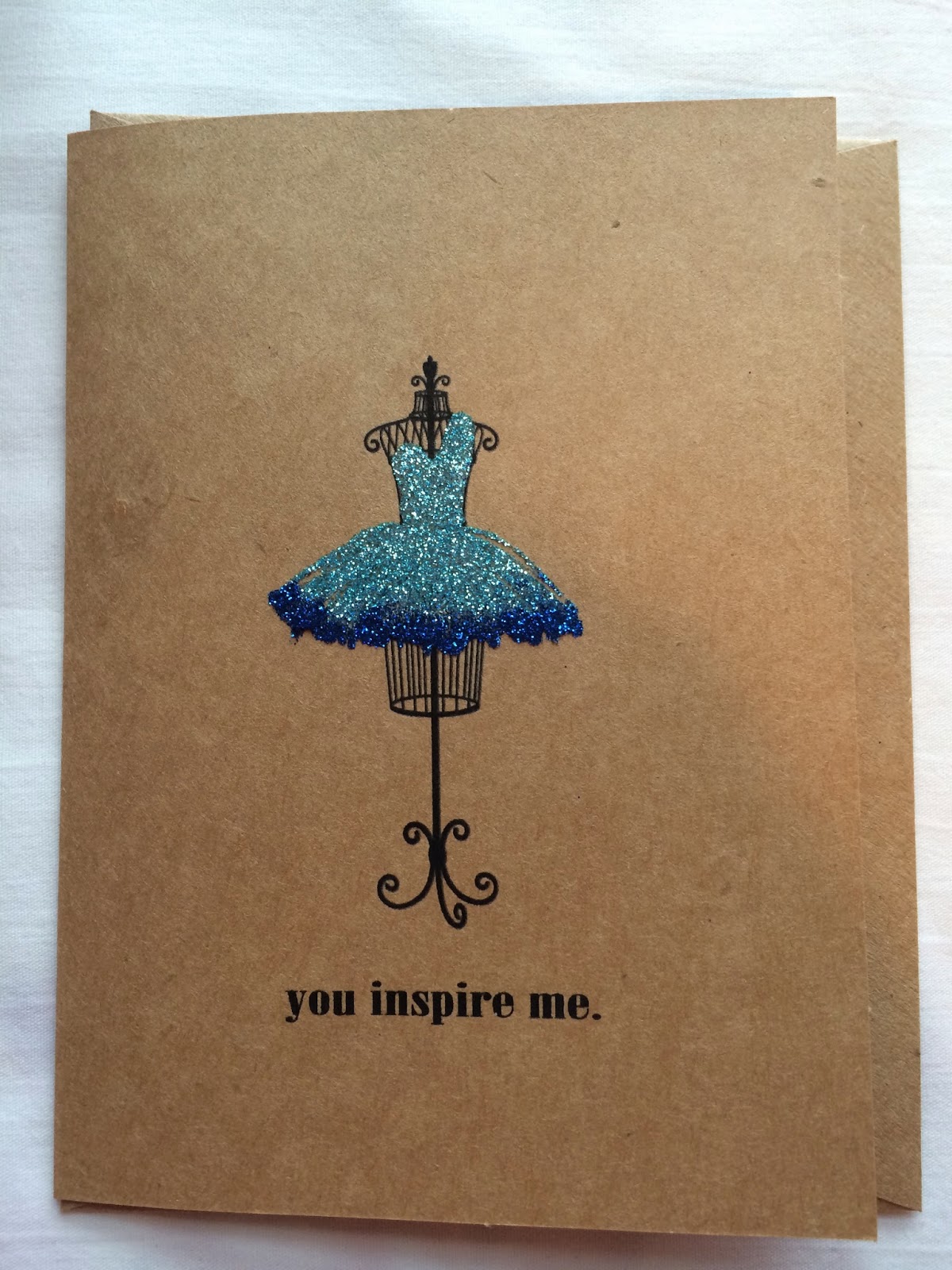 The Lily of the Valley Craft Room: Dance Costume Note Cards...Update!