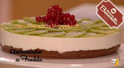 Cheesecake a freddo: ricetta da "I menù di Benedetta" del 23/4/2012
