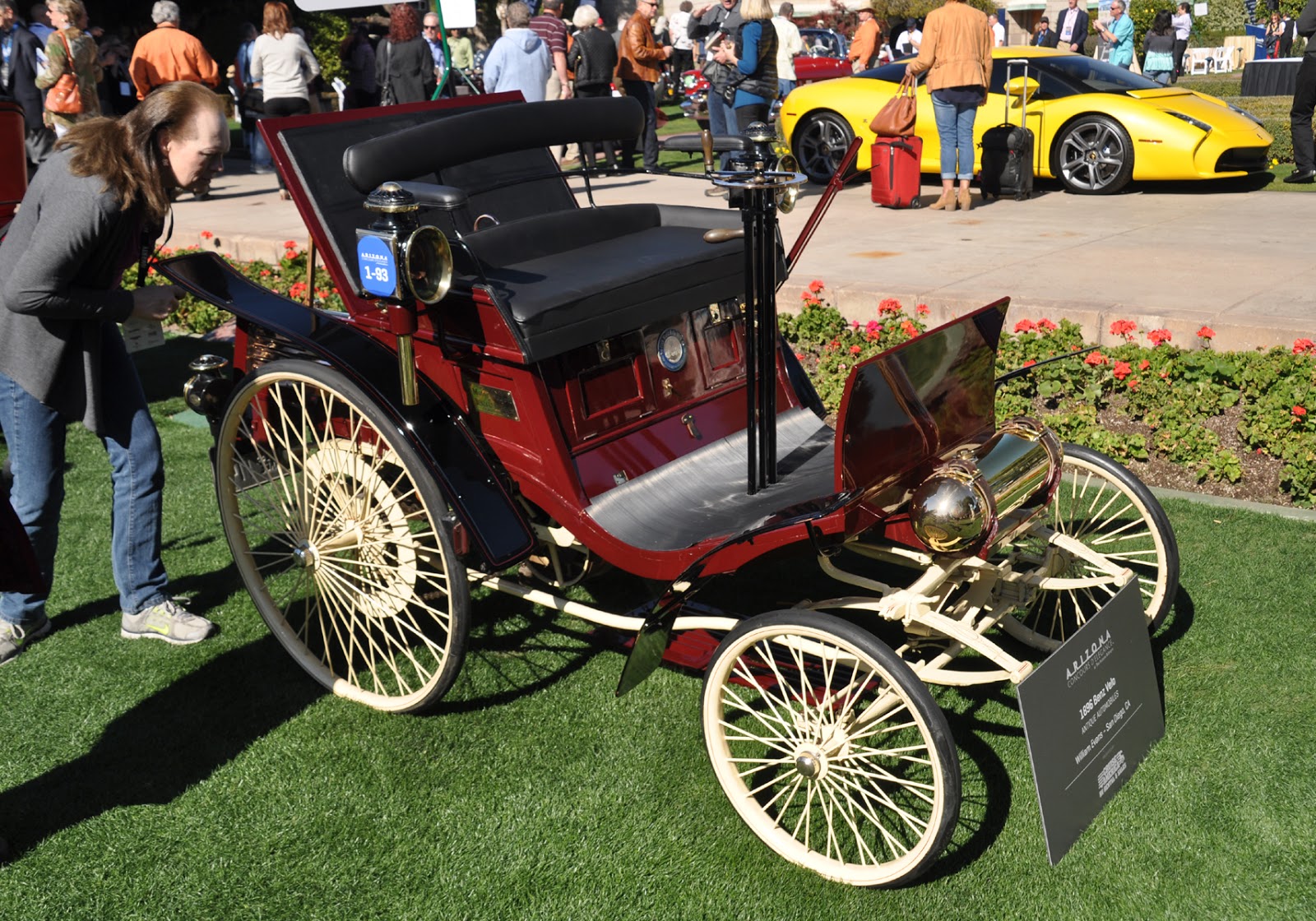 Just A Car Guy: 1896 Benz Velo from the Evans Garage, has a marvelous ...