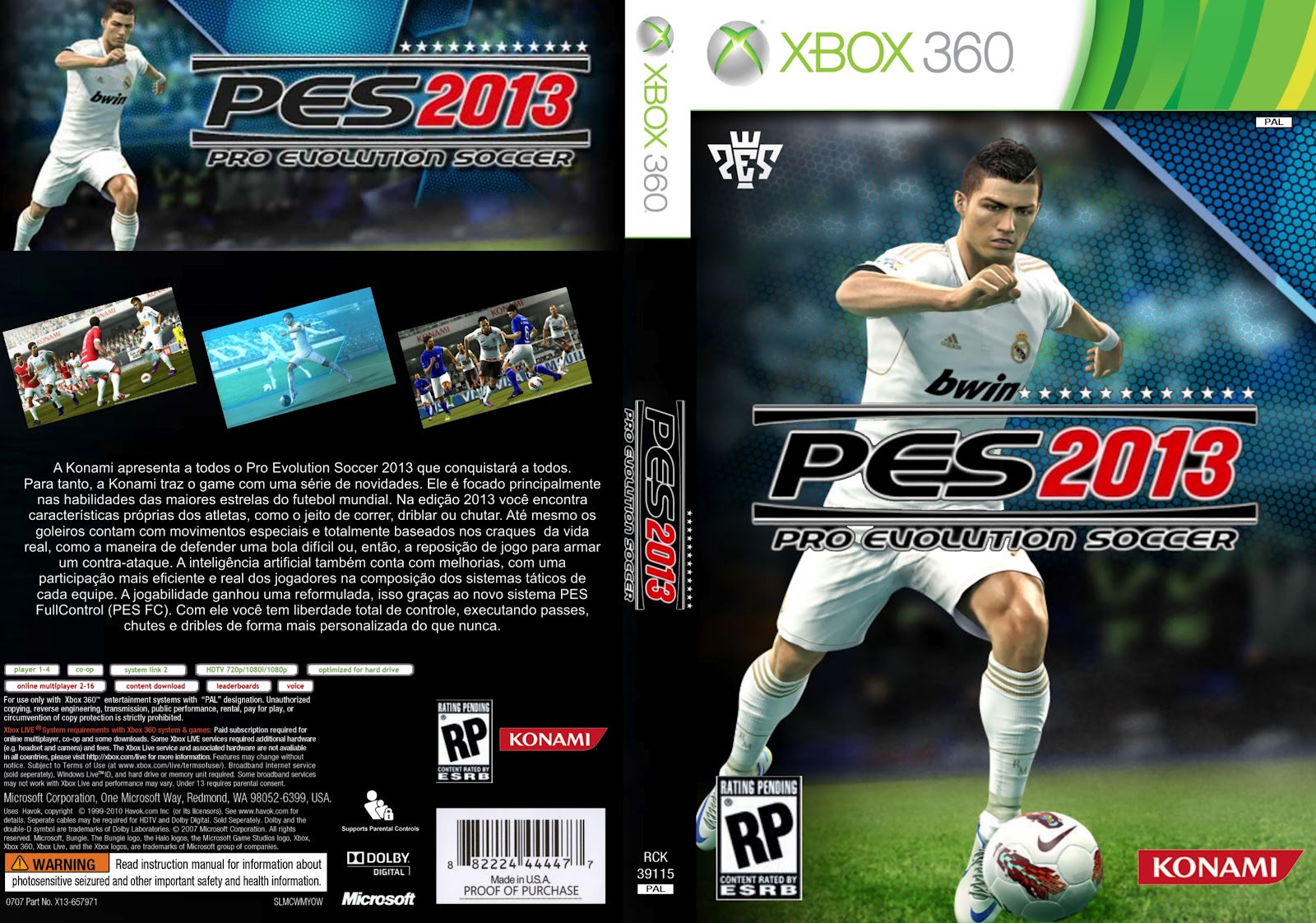 SAPO CAPAS GAMES: Pes - Pro Evolution 2013
