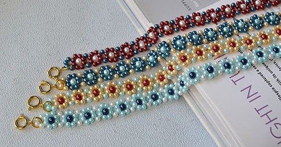 Tina's handicraft : step by step photo tutorial for bead bracelet