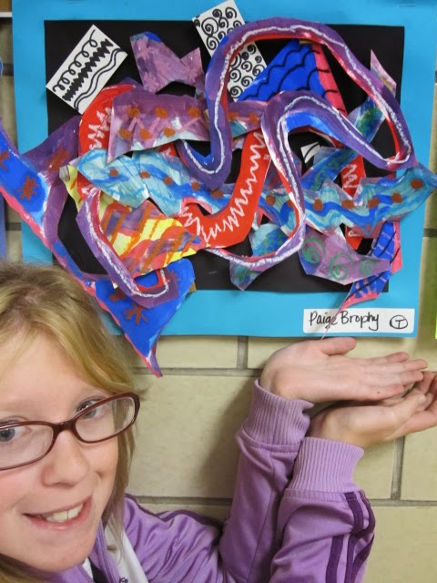 Lake and Hartville Elementary Art: 5th Grade ABSTRACT STELLA SCULPTURES