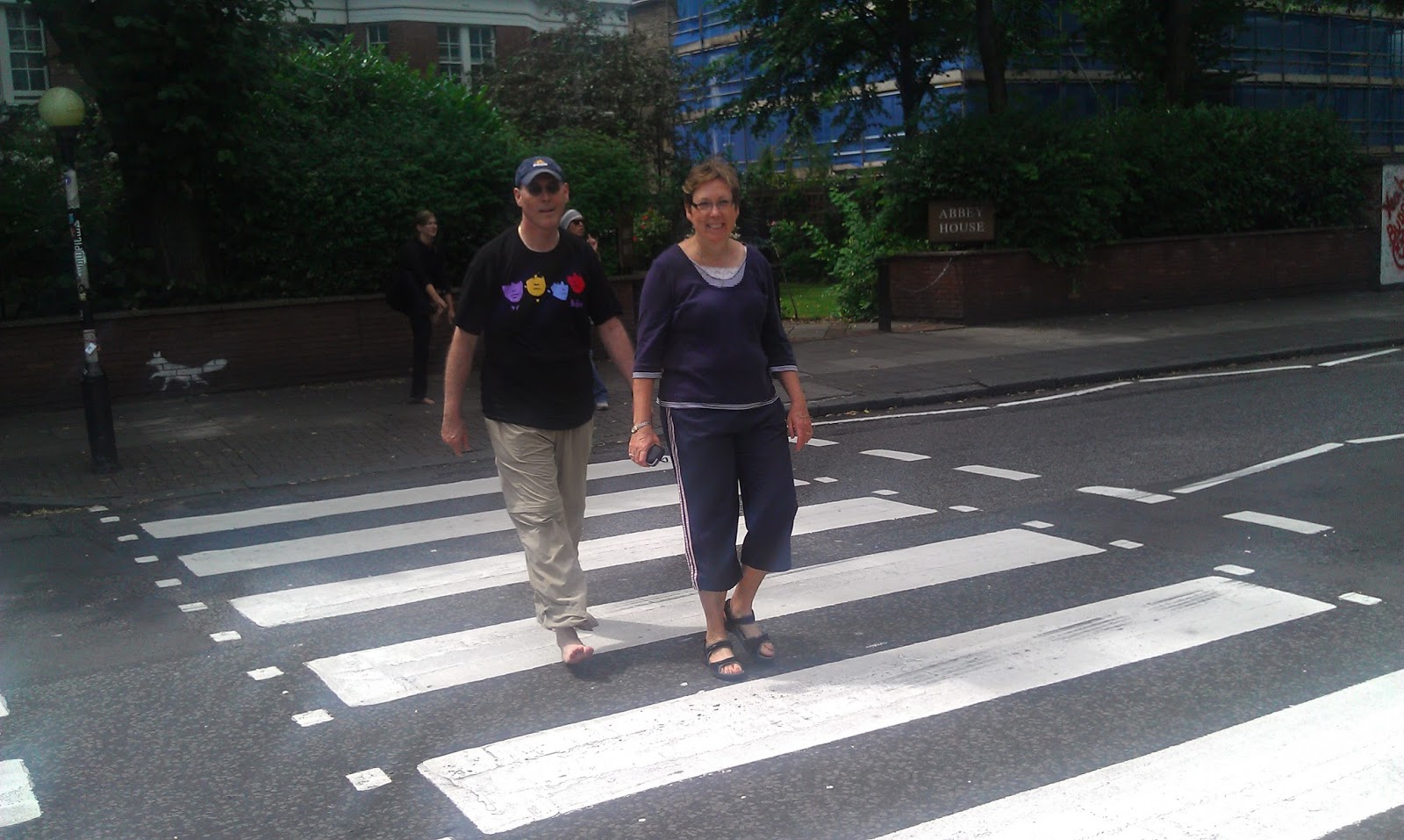 Cross Thoughts: The most famous crosswalk in history