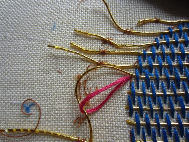 Stitching Idyllic by Ann Bernard: Burden Stitch - Part Two: a Tutorial