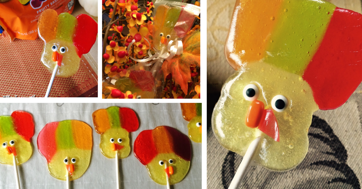 Easy Turkey-Shaped Lollipops for Thanksgiving | The Jersey Momma