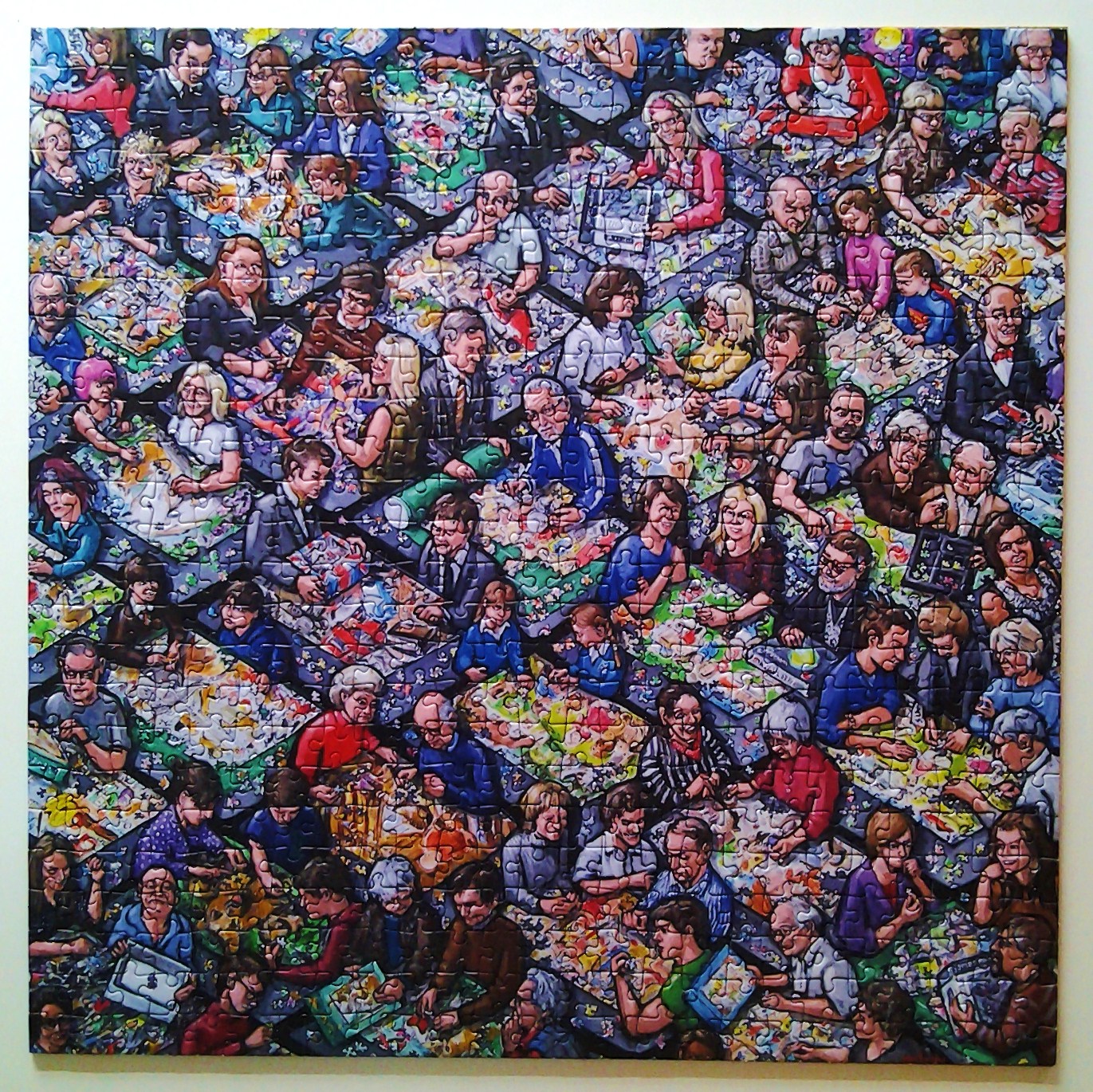 La Puzzlería de Su: Puzzle nº 137: Puzzleros Puzzleando de James Milroy