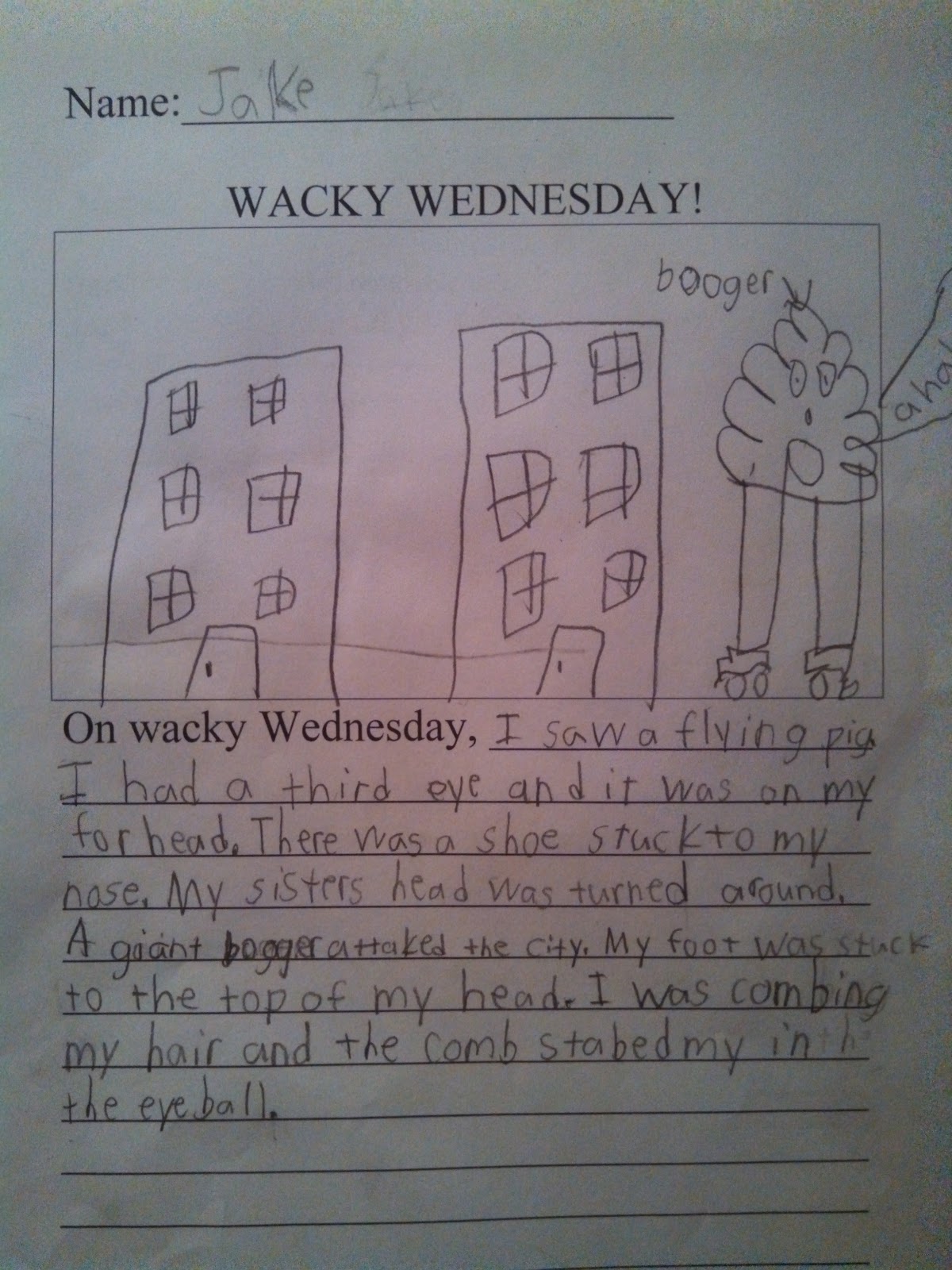 One Magic Classroom: Wacky Wednesday!