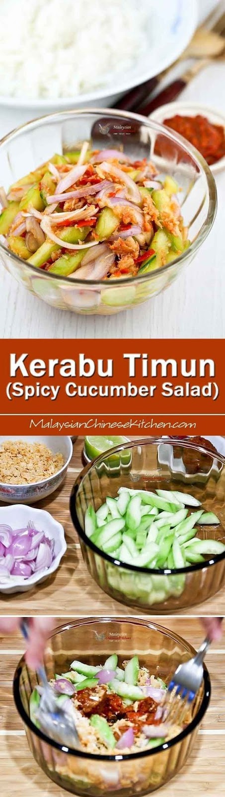 KERáBU TíMUN (SPíCY CUCUMBER SáLáD) | Healthy Food Recipes