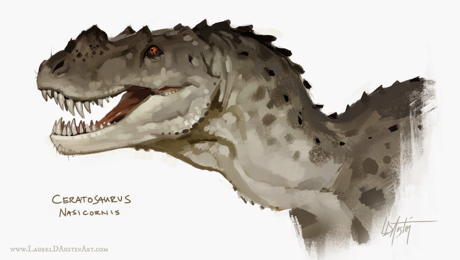 The Art of LD Austin: Ceratosaurus with video!