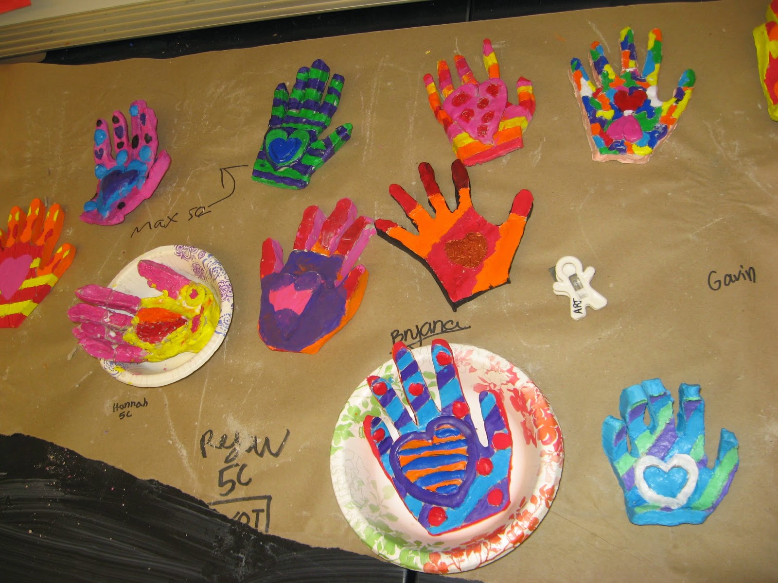 Jamestown Elementary Art Blog: 5th Grade Jim Dine Clay Hands