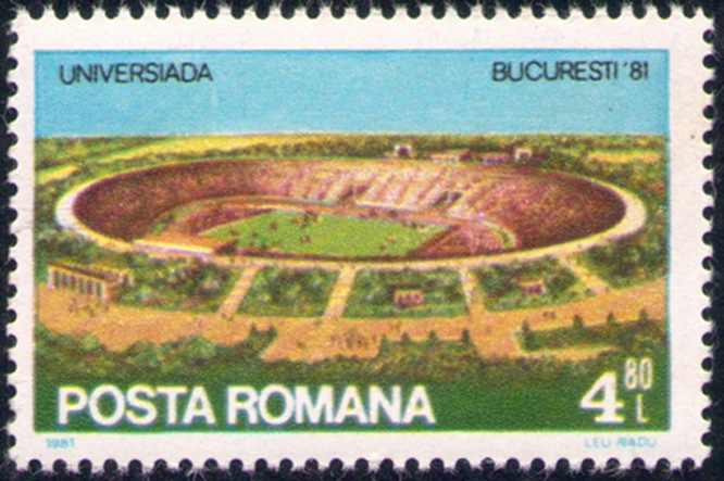 Timbre filatelice: Timbre romanesti-Universiada Bucuresti 1981