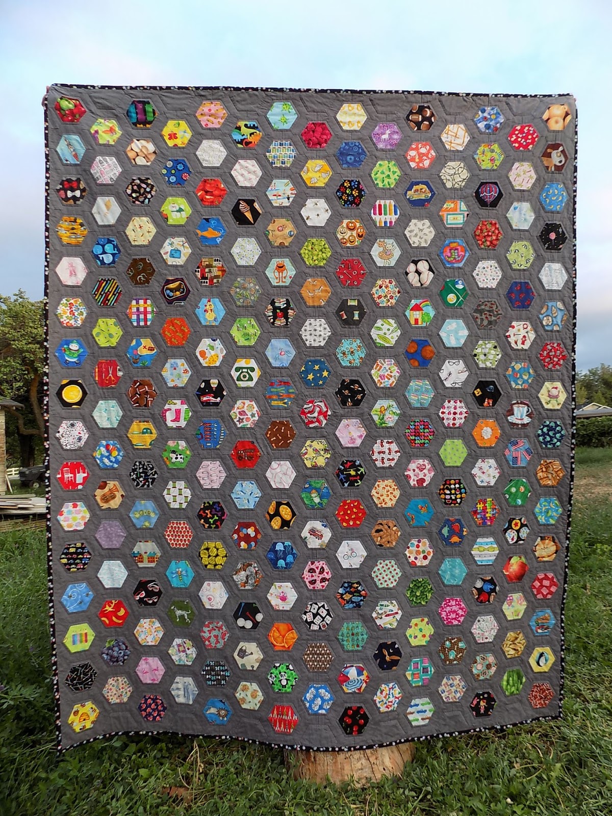 Quilty Fun: Hexagon I-spy!