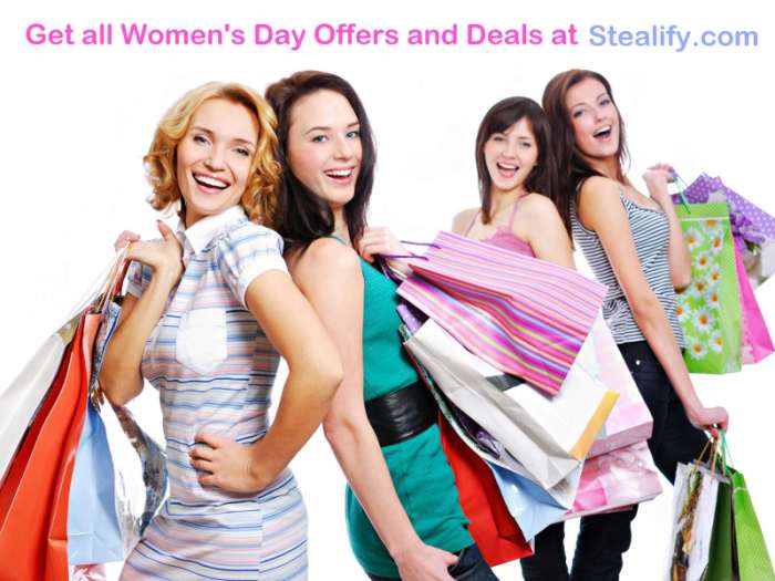 girls and clothes: special offers women day