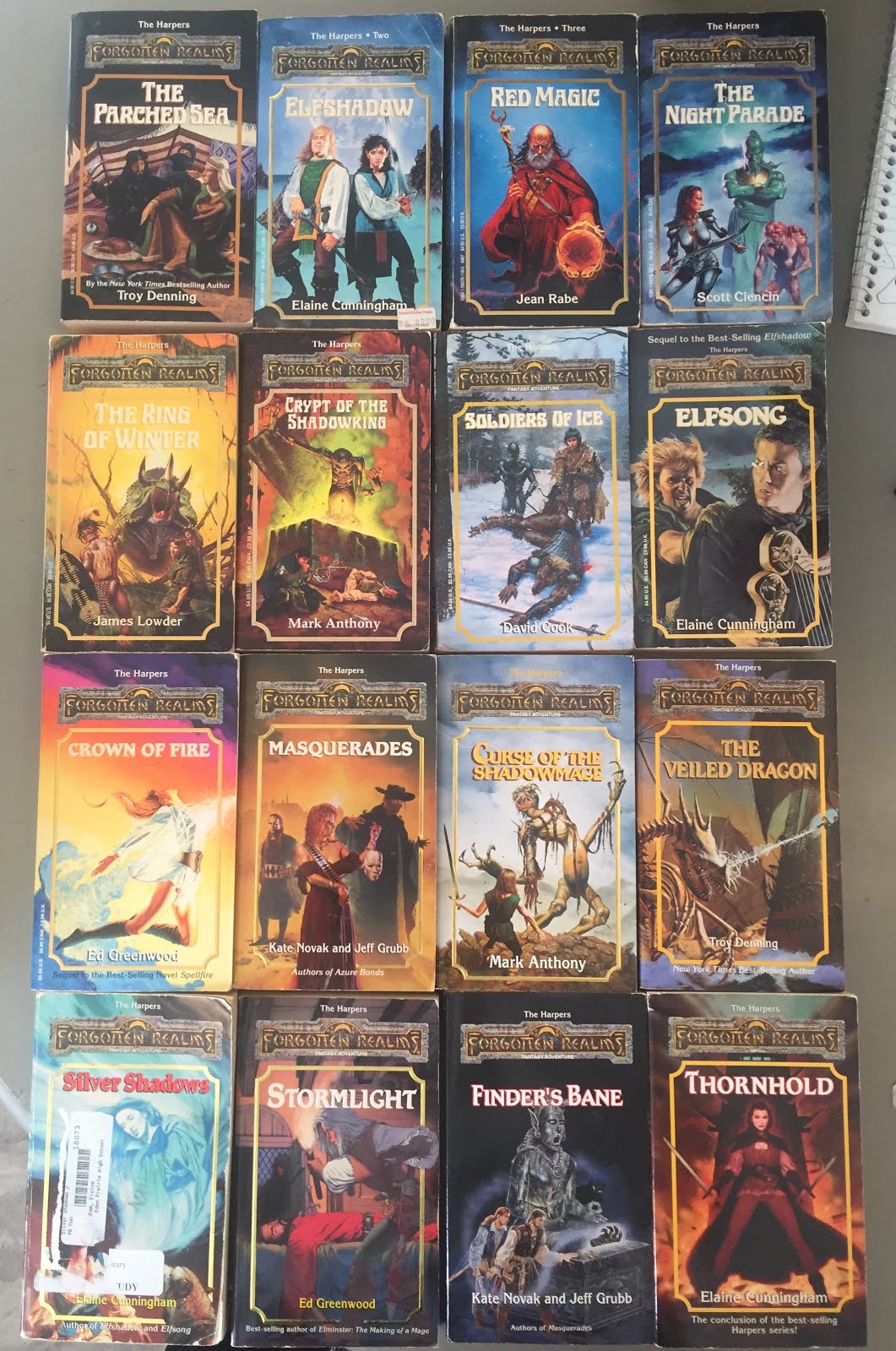 Forgotten Realms Lyceum: March Book Haul: The Harpers