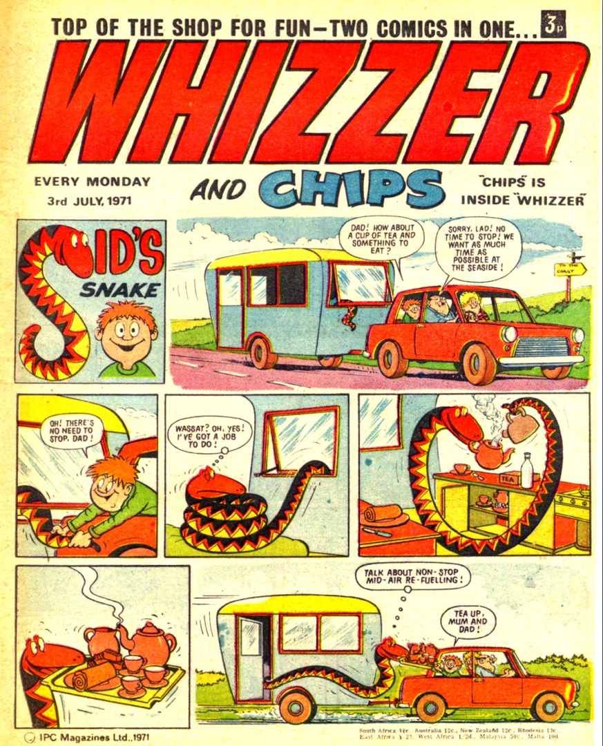Wacky Comics!: This Week In... 1971 - Whizzer and Chips!