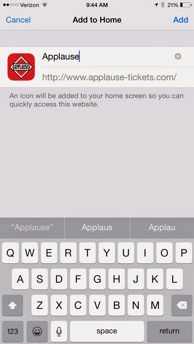 Broadway Ticket News: How to add an App icon of our Website onto Your ...