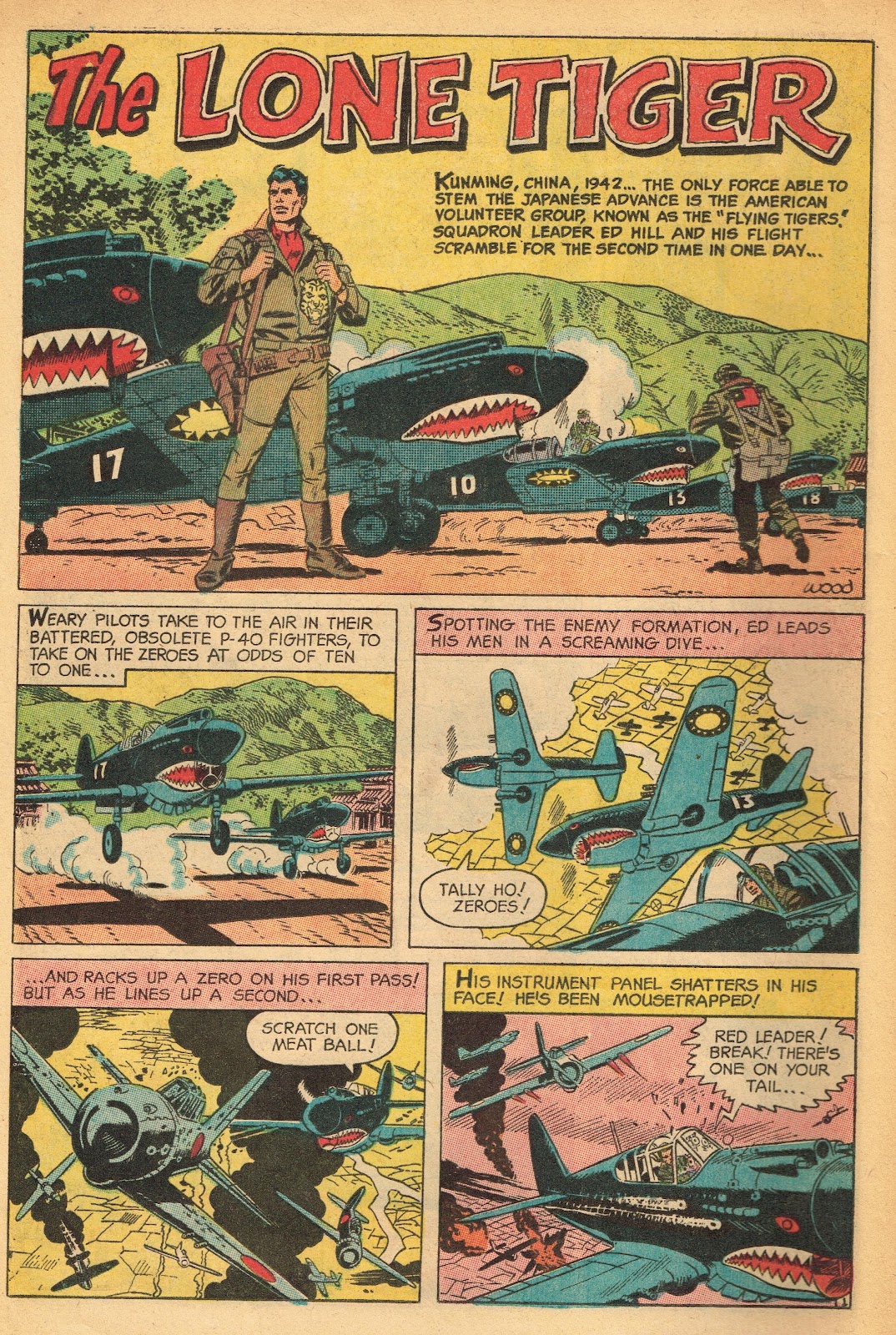 Cap'n's Comics: More of The Lone Tiger by Wally Wood