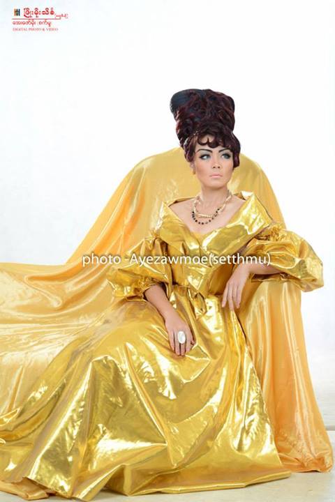 Myanmar Celebrities: Attractive Fashion Photo of Cute Actress- Phwe Phwe