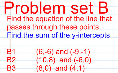 Reflections of a High School Math Teacher: Sum of Three
