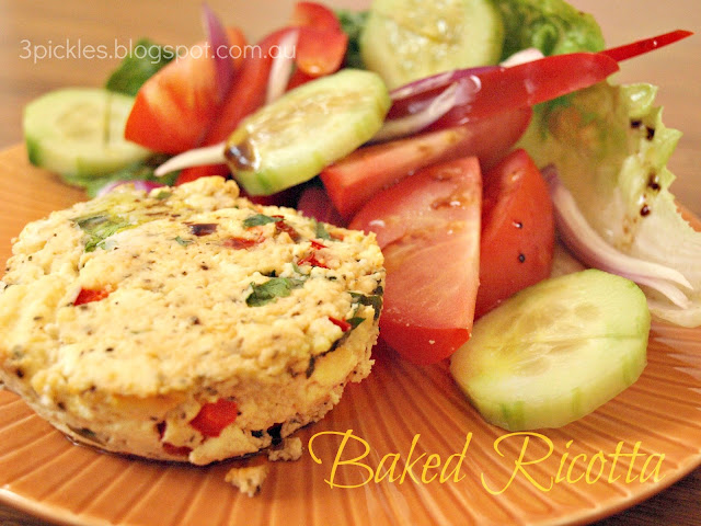 Baked Ricotta {recipe}