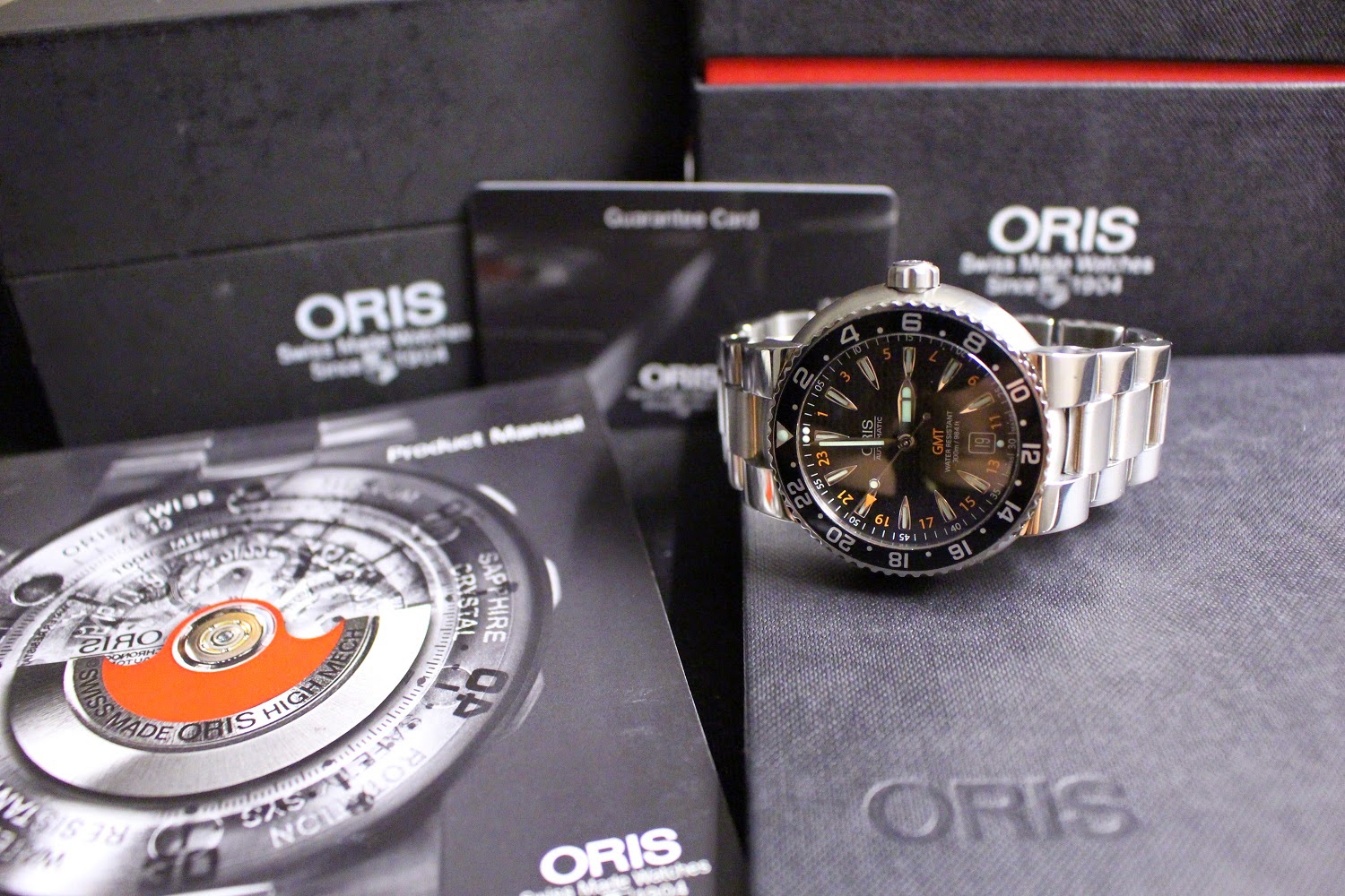 JAM TANGAN ORIS DIVERS AUTOMATIC GMT 300 (FULLSET) - Jam Tangan Keren