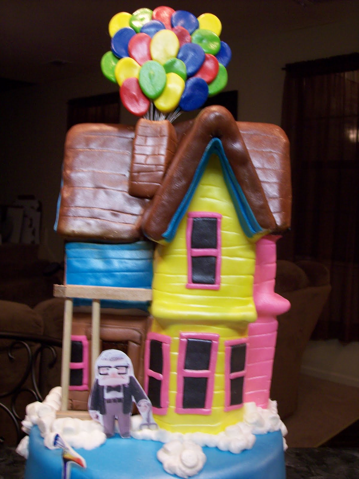 MyMoniCakes: Pixar Movie UP Cake with Matching Smash Cake