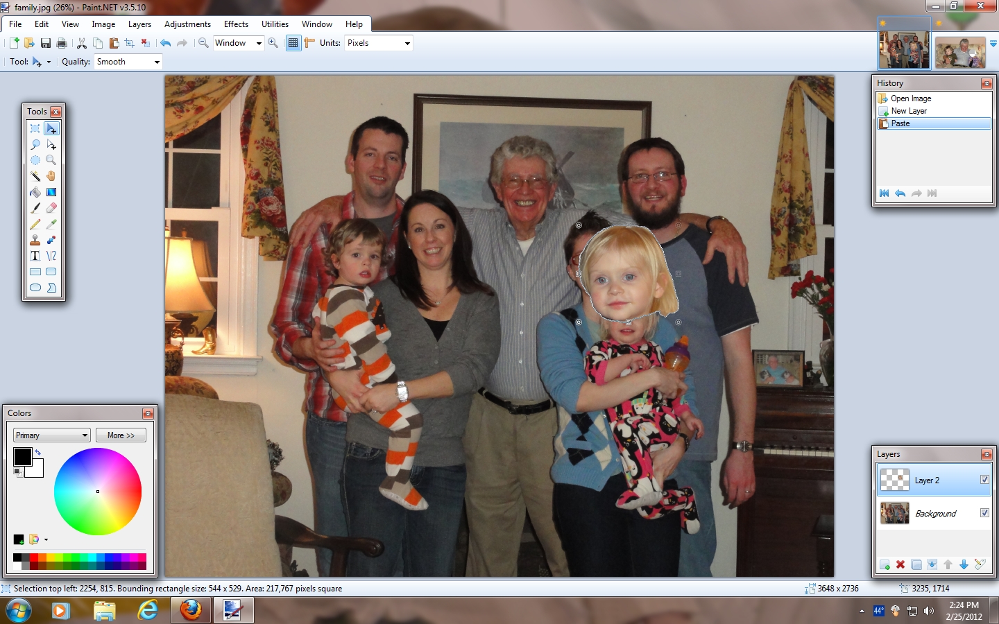 A New Day: creating a picture