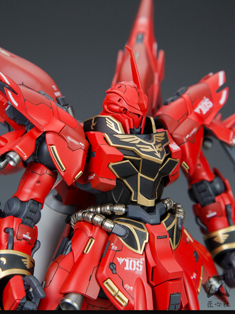 Custom Build: MG 1/100 MSN-06S Sinanju [Detailed]