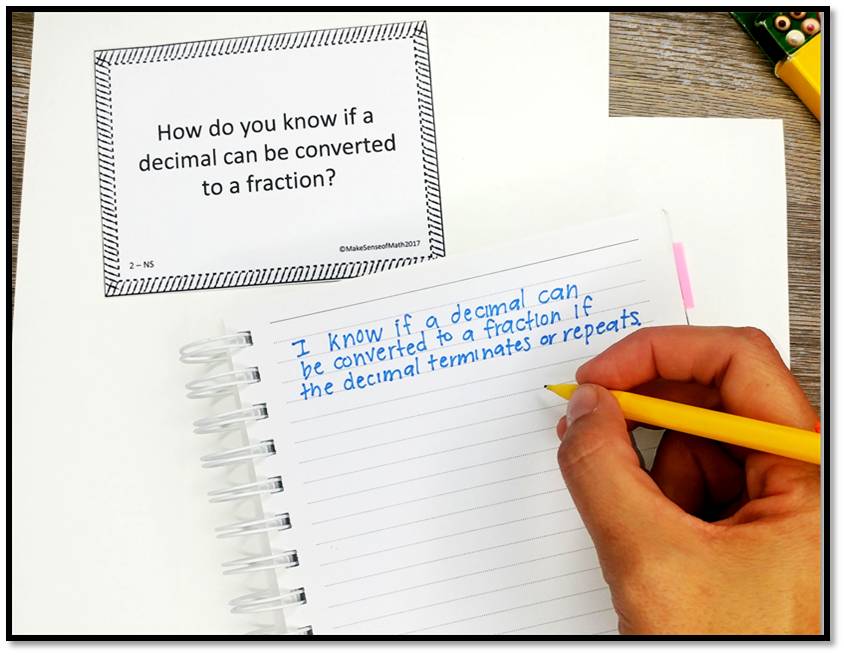 Using Writing to Make Sense of Math - Make Sense of Math