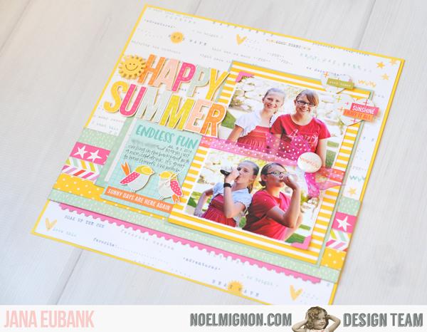 NoelMignon.com Layouts and Projects: Summer Lovin': Happy Summer Layout
