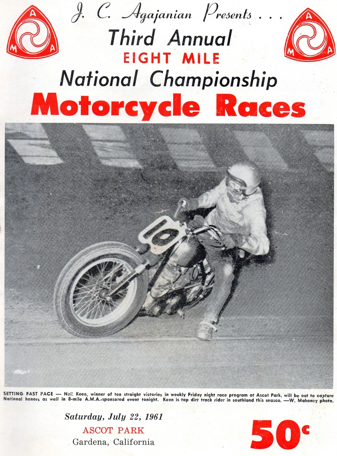 POPPA WHEELIE: Neil Keen BSA Gold Star 1961