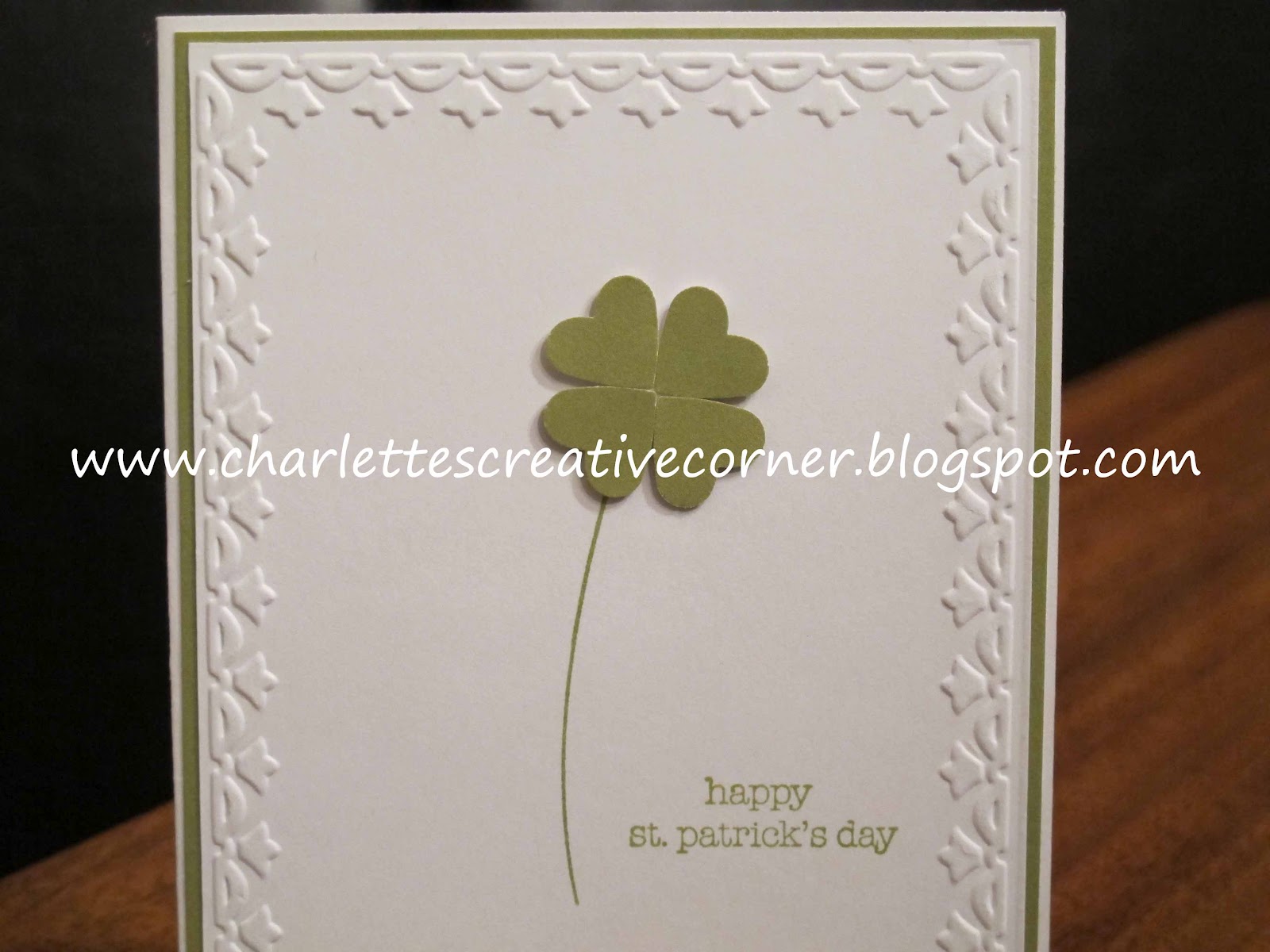 Charlette's Creative Corner: Four-Leaf Clover