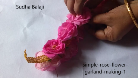 Easy flower garland make simple garland