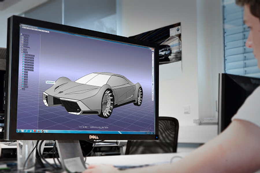 Creative Wave | Hard modelling car design: The Concept of CAD Engineering