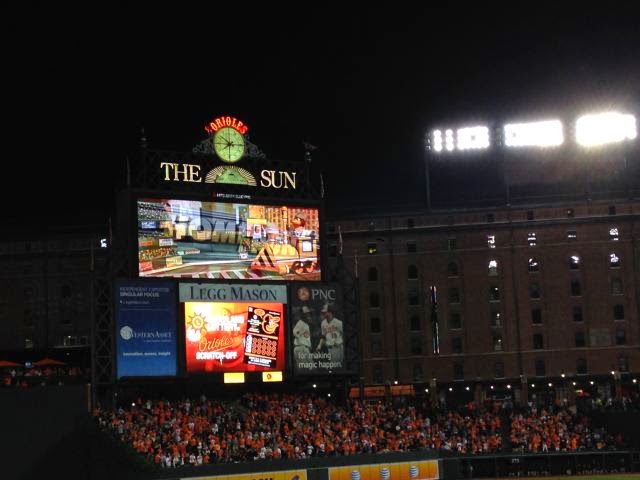Pete Levin Films: Baltimore Orioles Scoreboard Animation 2014: AL East ...