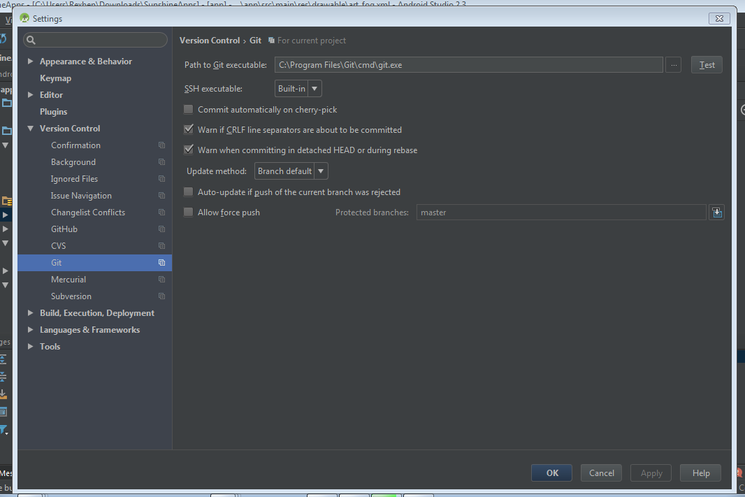 Android Development: Upload your projects from Android Studio to GitHub