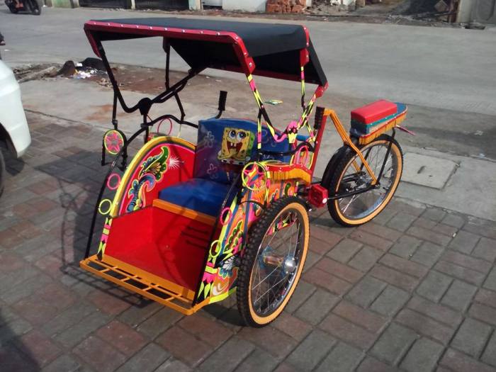 becak mini: harga jual & sewa