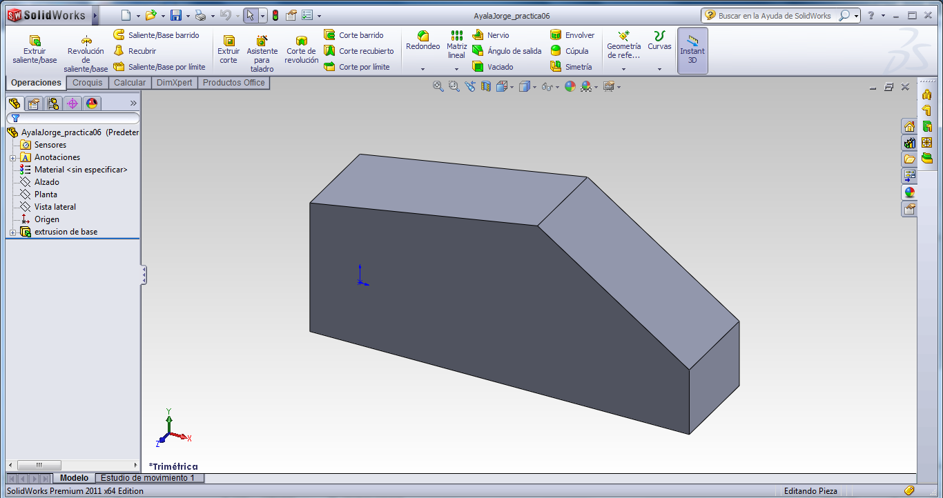 Ayala Jorge 3A solidworks 2016: PARCIAL 01