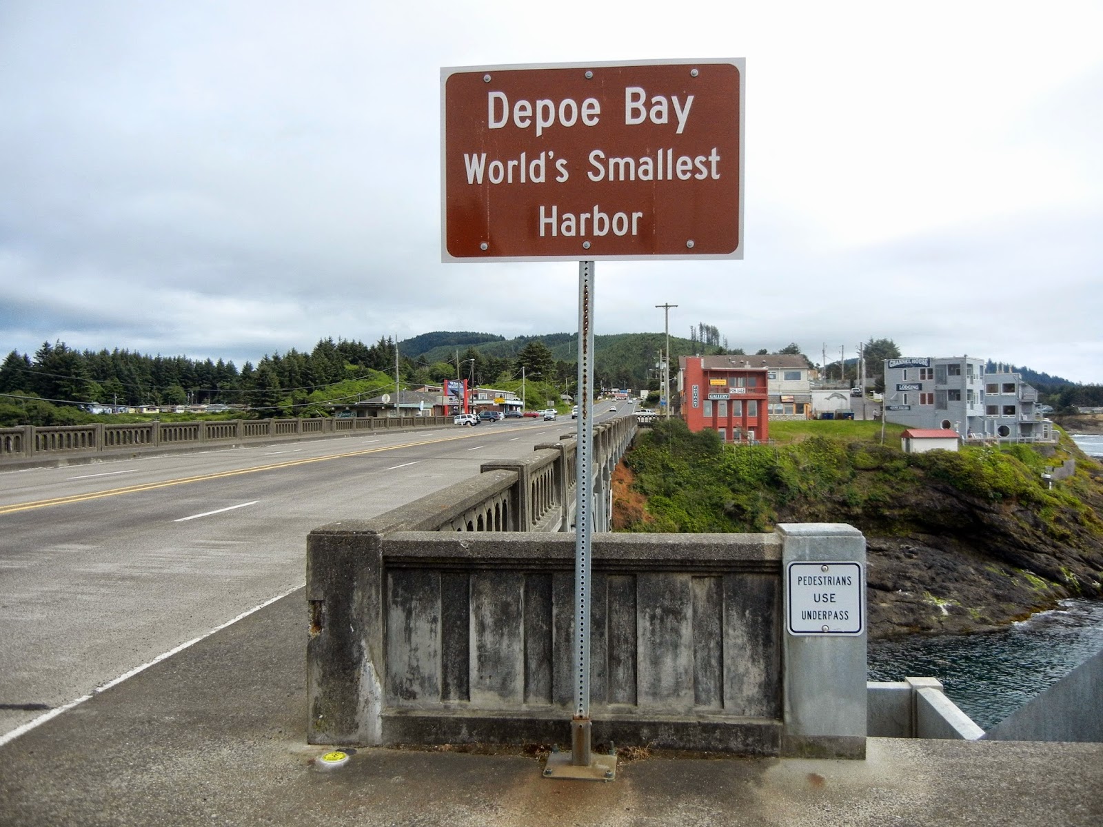 The World's Smallest Harbor - Depoe Bay, Oregon June 2014